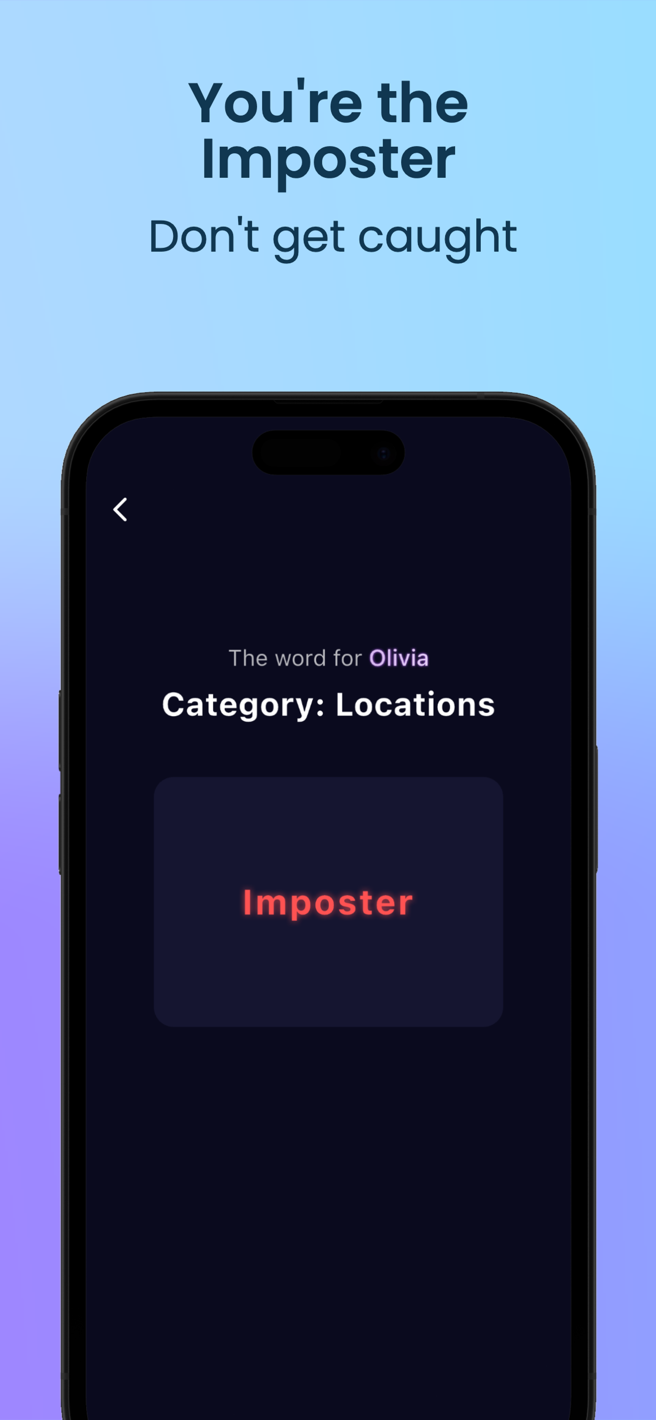 Imposter - Party Word Game